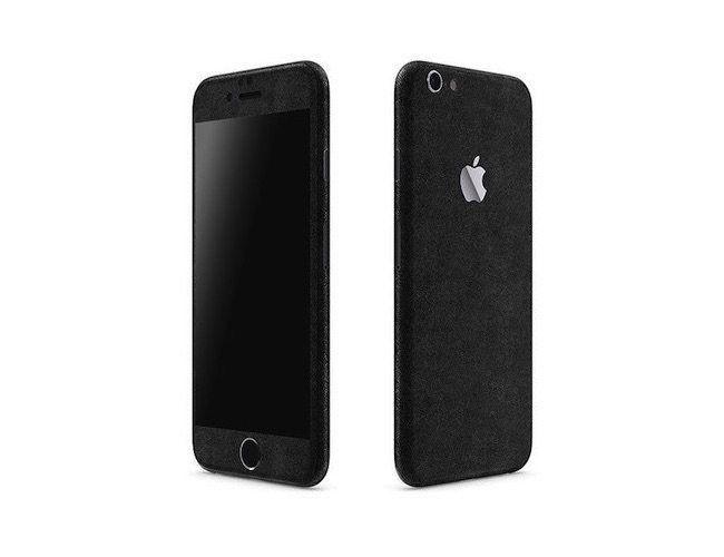 iPhone 6+ Black Leather Full Body Wrap by SlickWraps | Key Features ...