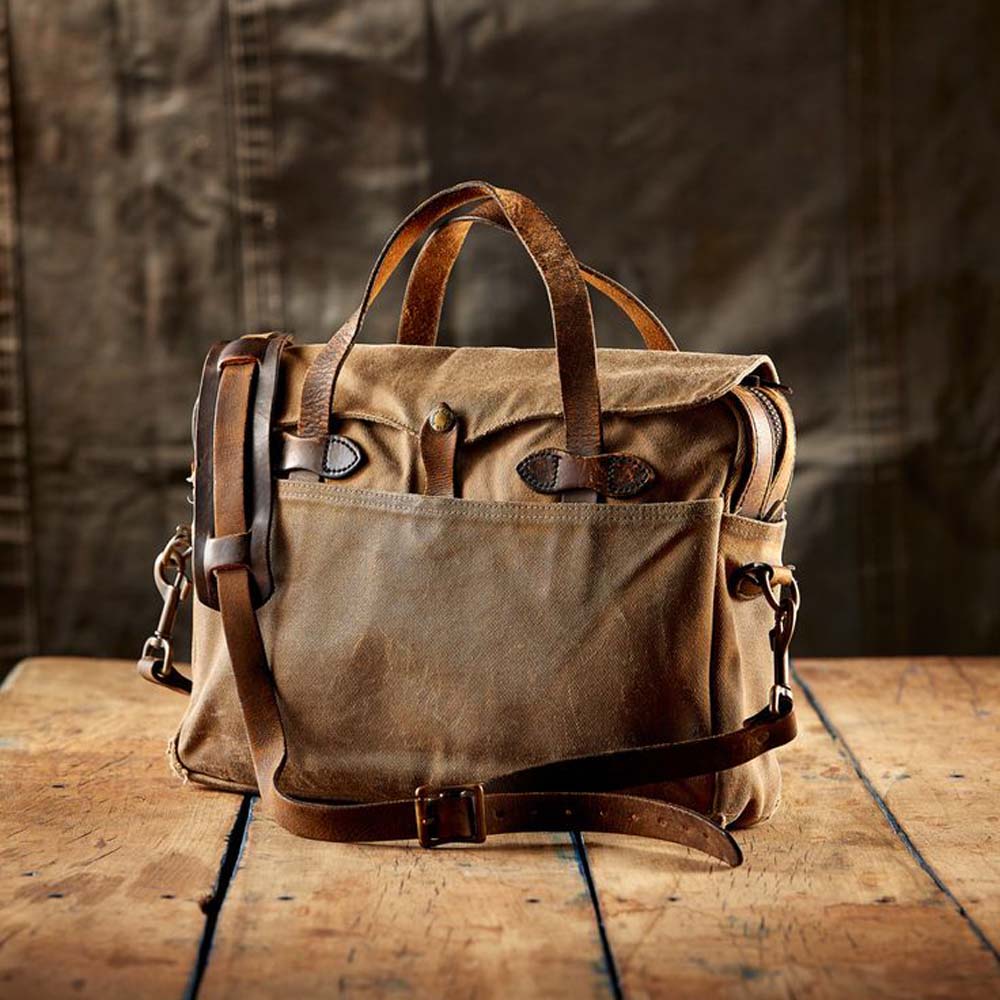 Filson - Toughest Original Navy Briefcase | Key Features, Price ...