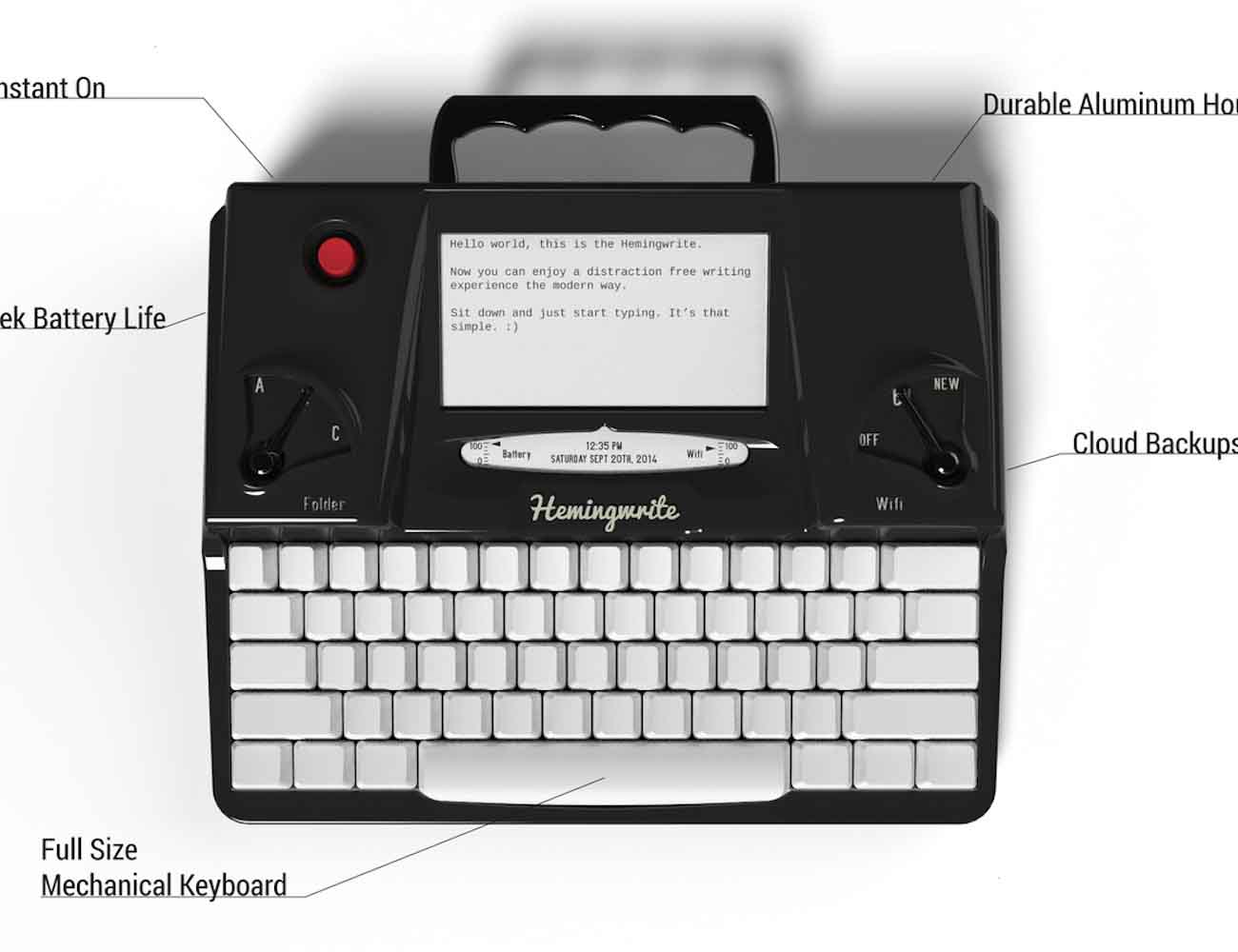 Freewrite – The World’s First Smart Typewriter » Gadget Flow