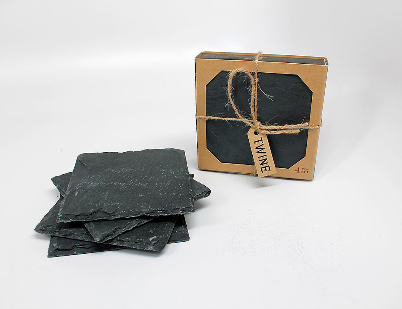 Slate Coaster Set - With Protective Backing » Gadget Flow
