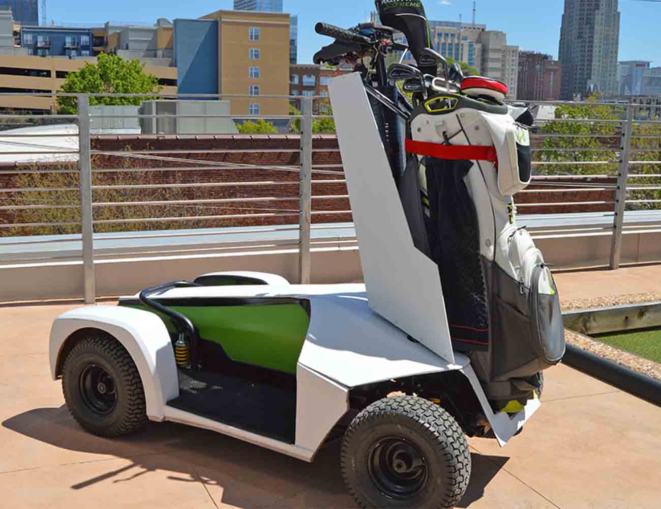 Caruca - A Single Rider, Electric Golf Scooter/Cart | Key Features ...