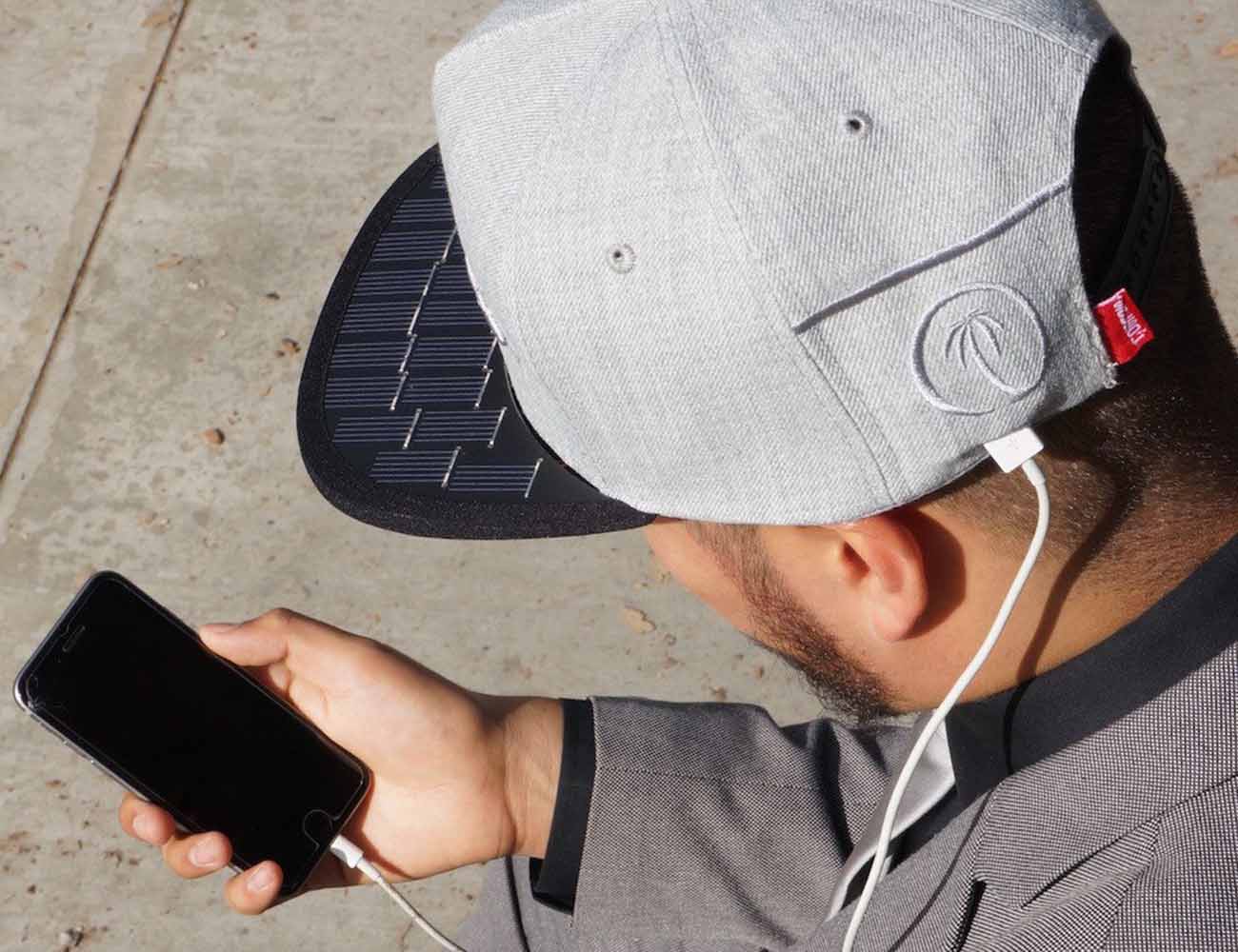 Solar Hat iPhone6 Charger "Battery-Free" by SOLSOL | Key Features ...