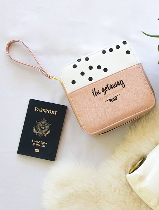 The Getaway Compact Makeup Clutch fits in your purse to refresh your ...