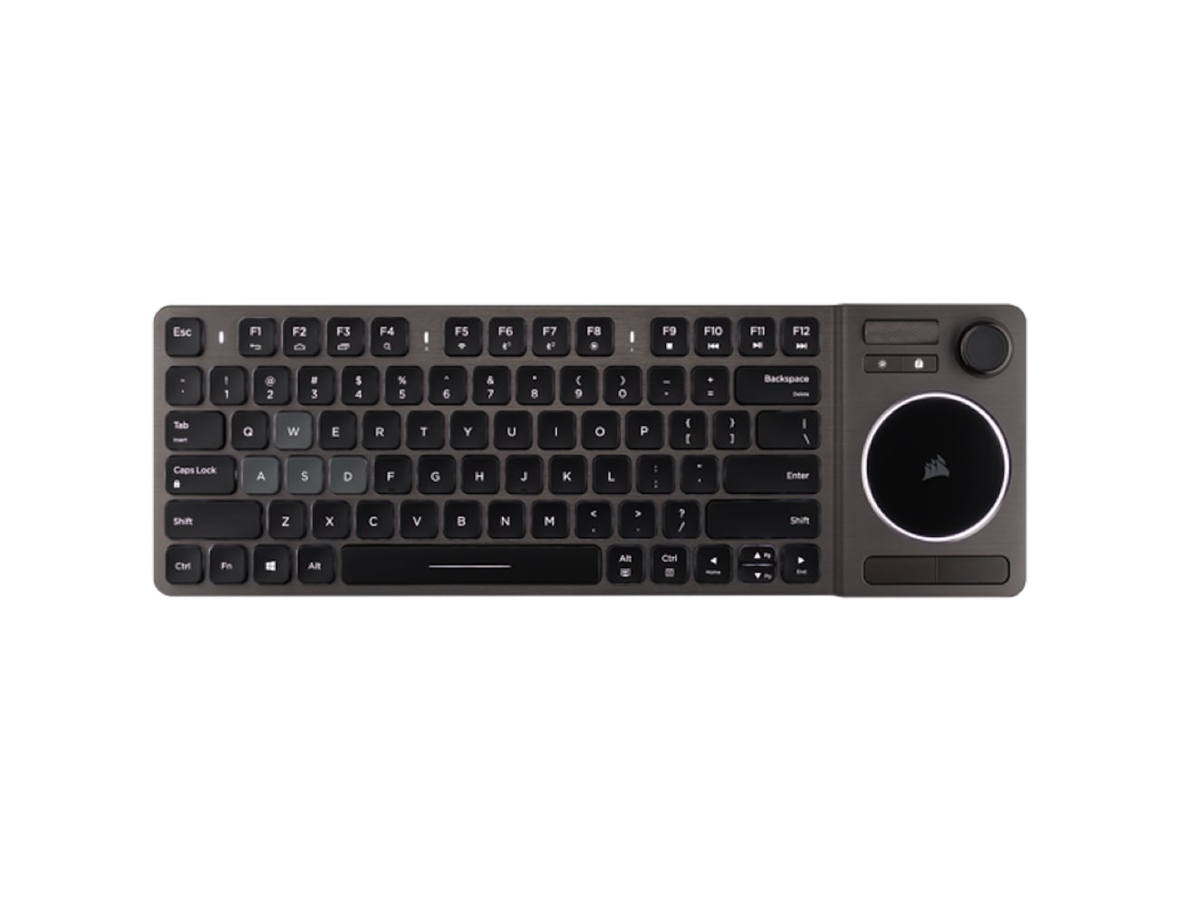 K83 is a wireless entertainment keyboard that controls all your media