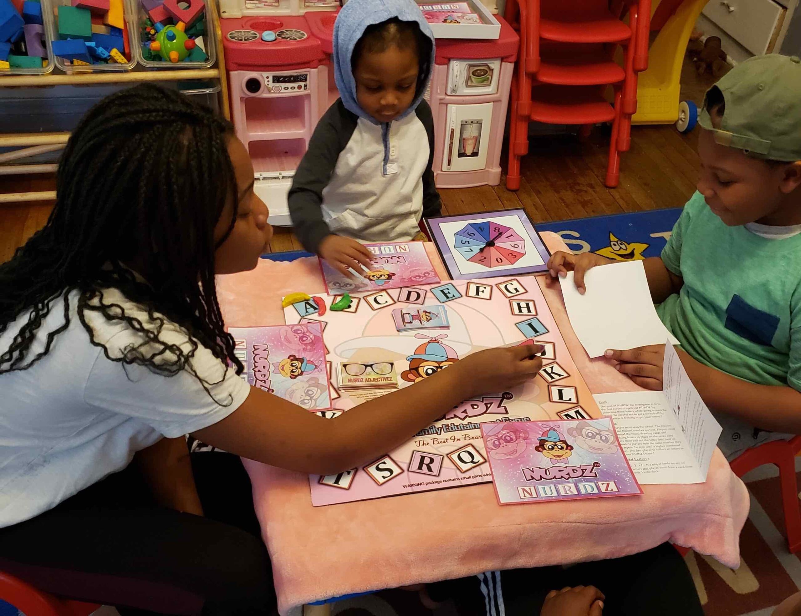 Nurdz is a family board game that is both interactive and fun