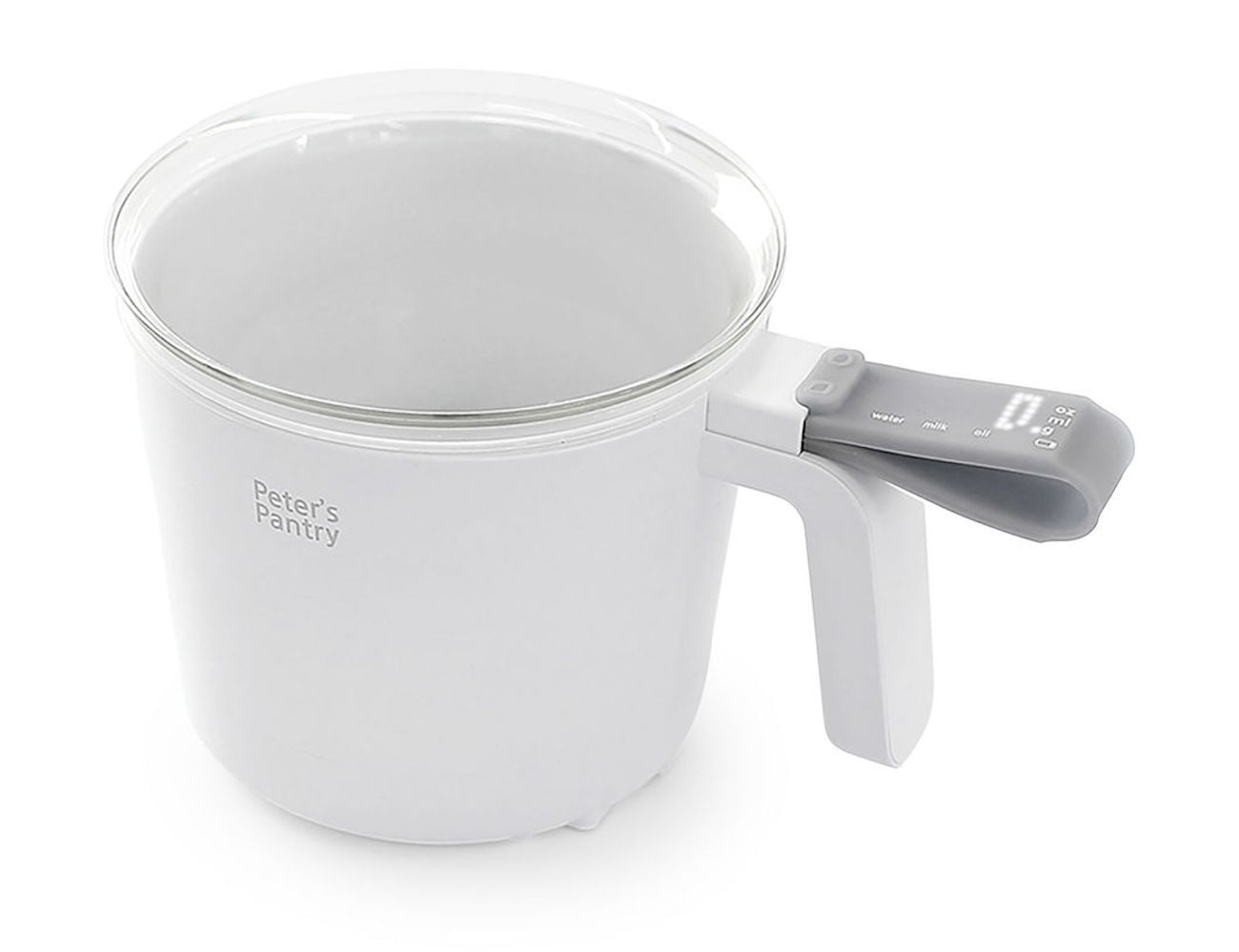 Peter’s Pantry Smart Measuring Cup accurately measures ingredients