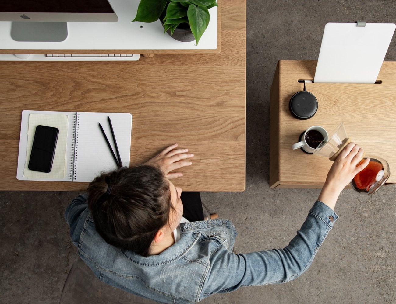 This multi-level desk storage gives your desk an added boost