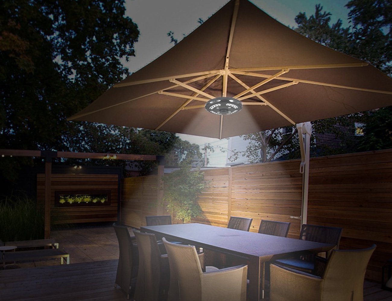This hanging outdoor lamp will light up your tent when you're camping
