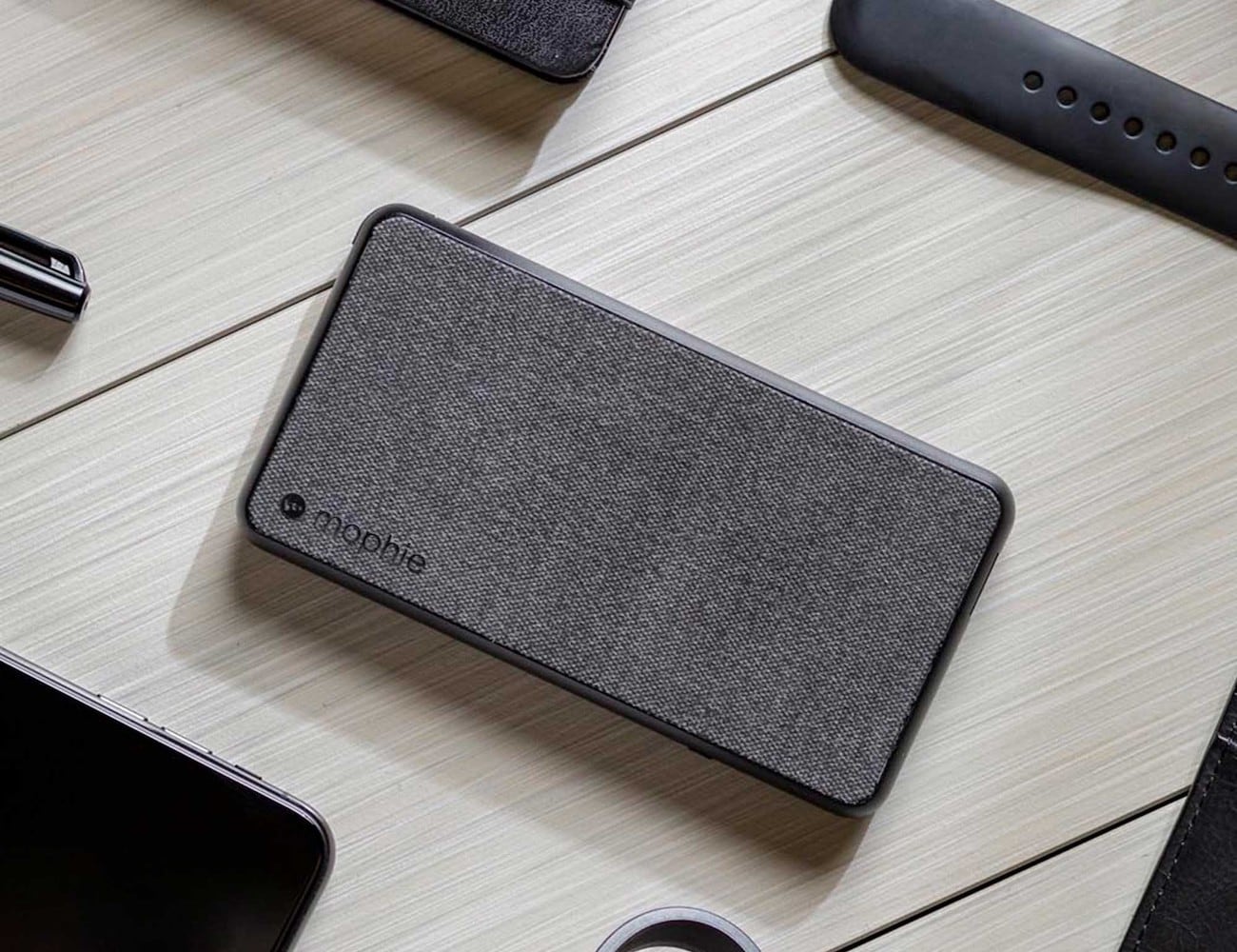 The mophie powerstation plus XL has a built-in Lighting connector