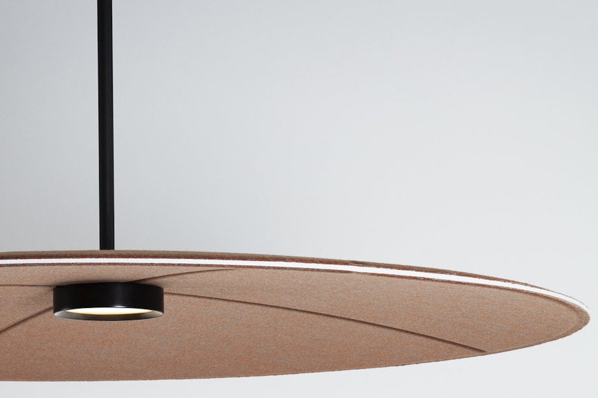 Quiet the Excess Noise with This Acoustic Hanging Lamp