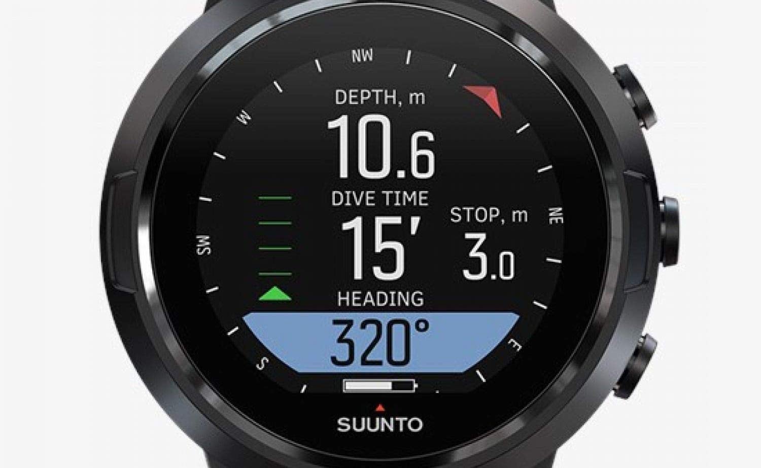 Suunto D5 scuba diving wrist computer comes in copper & lets you easily ...