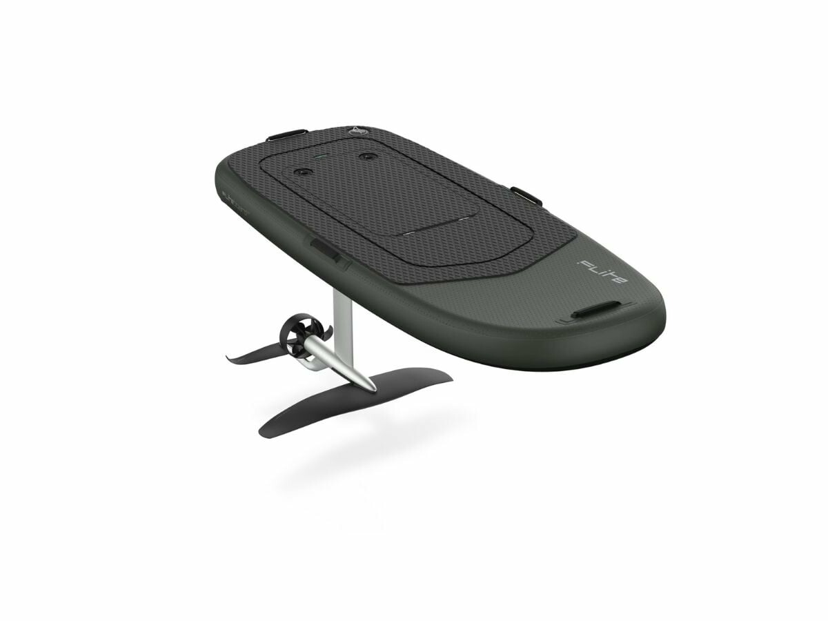 This flying water board is like surfing above the surface