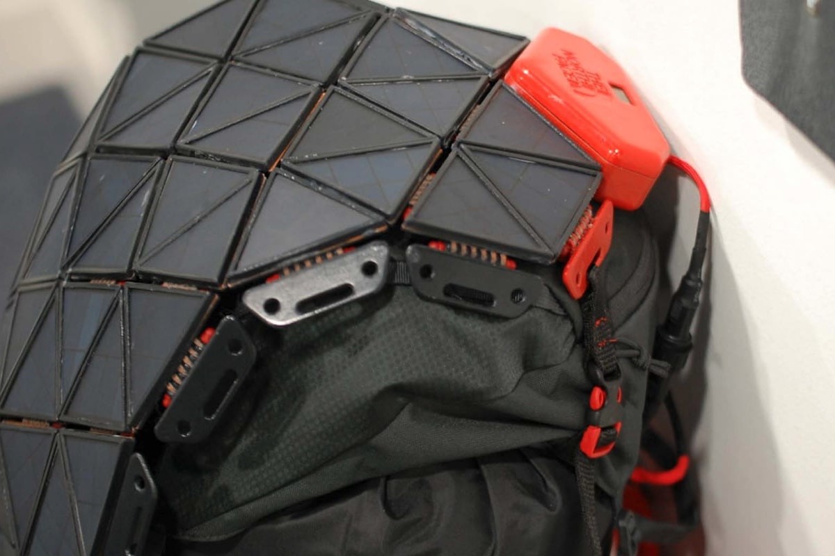 This Solar Backpack Has Integrade Panels on Top