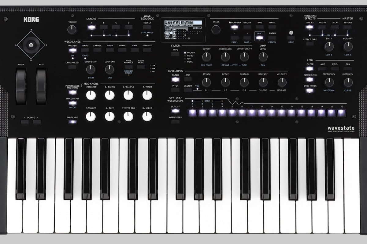 This Wave Sequencing Synthesizer Provides 64 Stereo Voices
