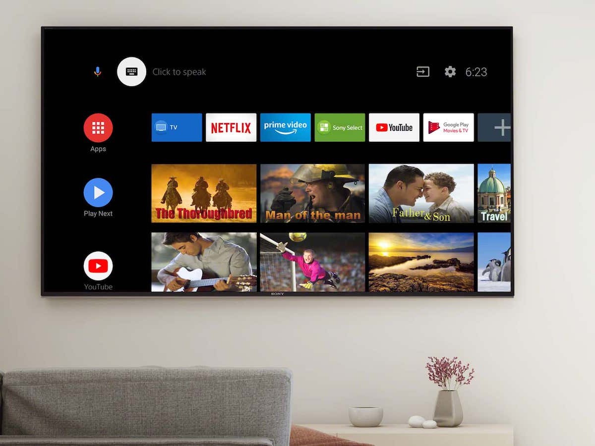 The Sony XH81 Uses a Colorful 4K HDR Processor