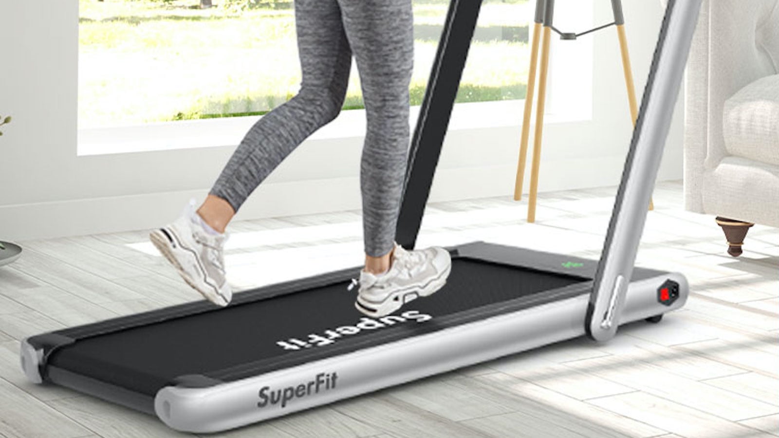 This Folding Treadmill Has Different Modes and Speeds