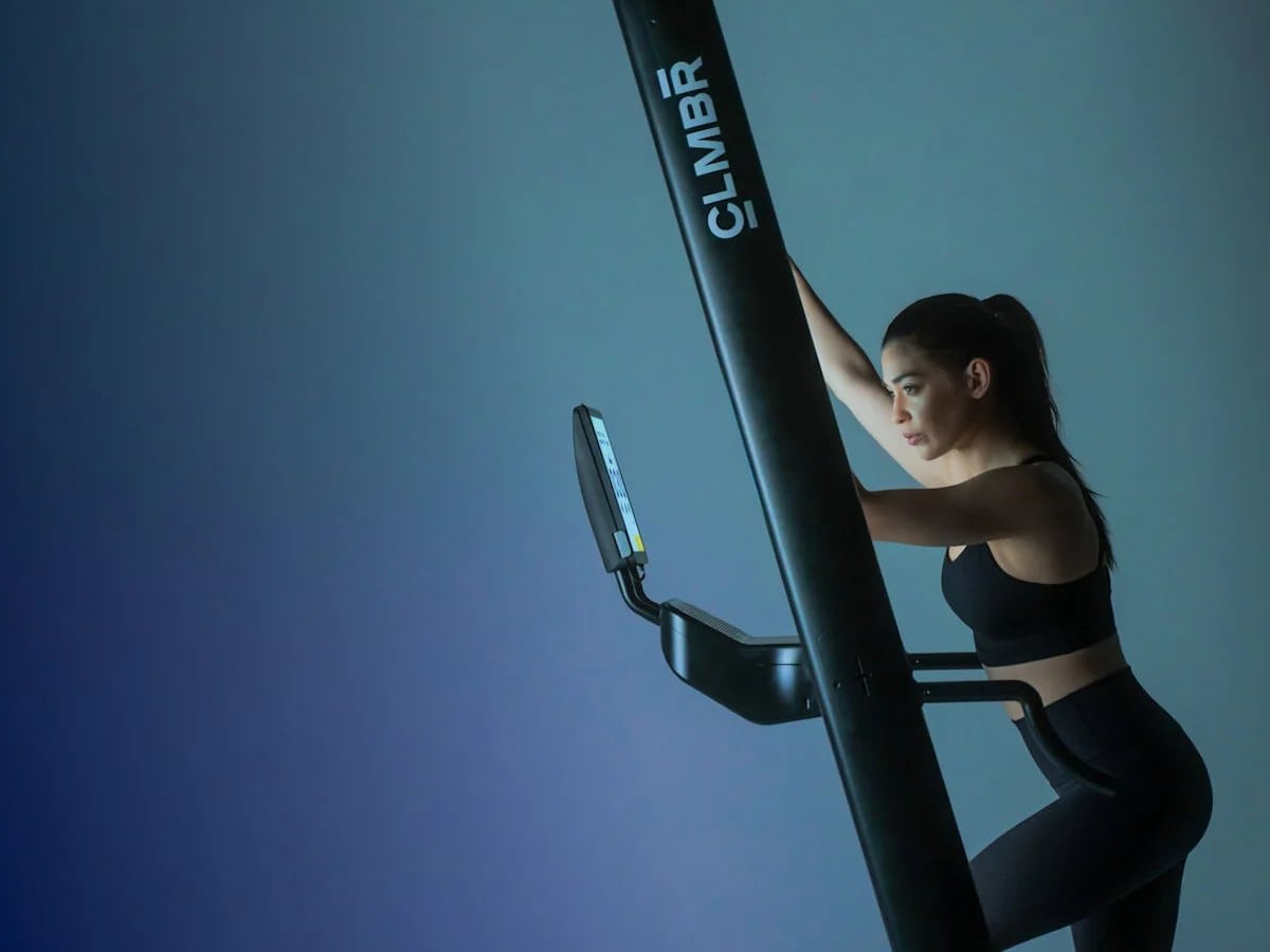 CLMBR Pure workout machine uses a state-of-the-art companion app for ...