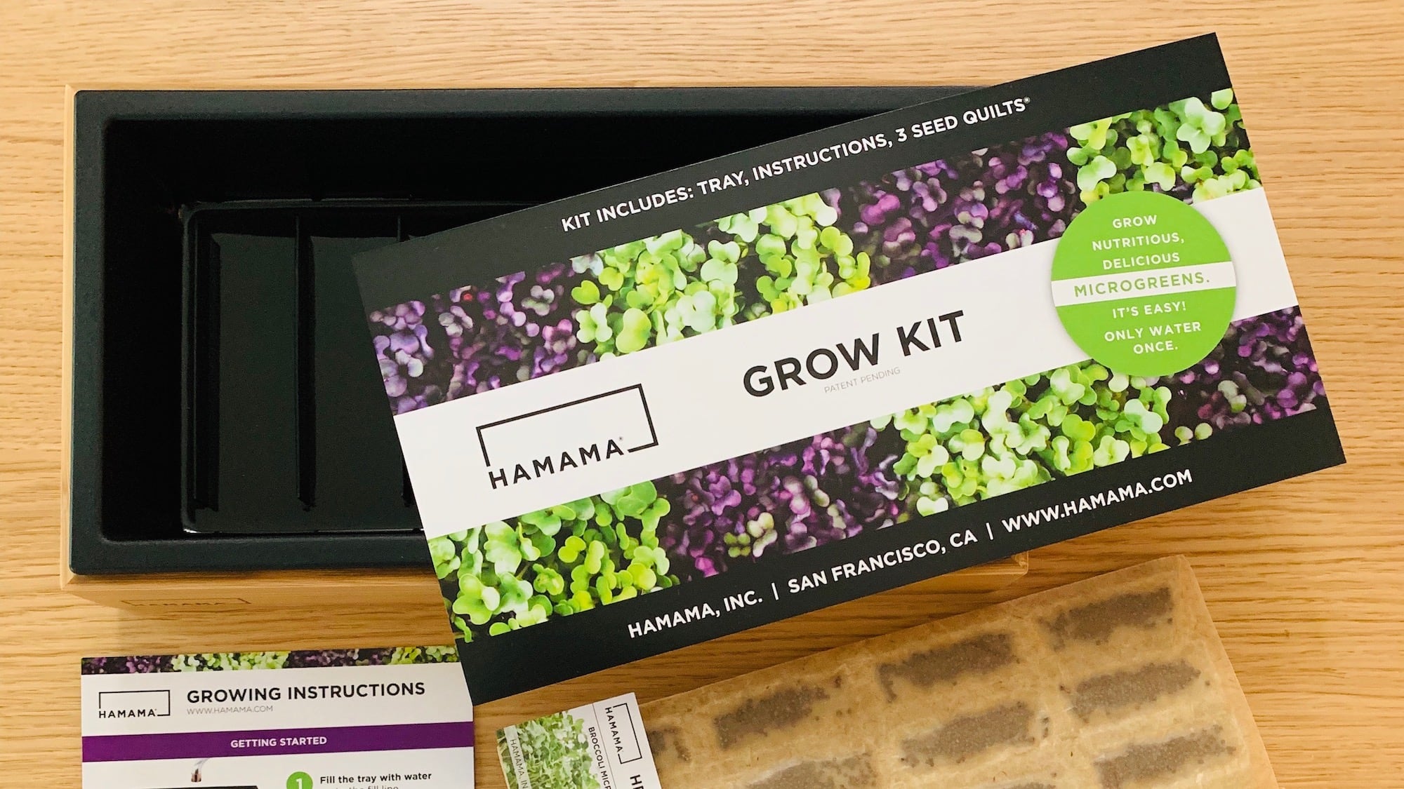 Hamama Microgreens Kit is your fail-proof indoor victory garden