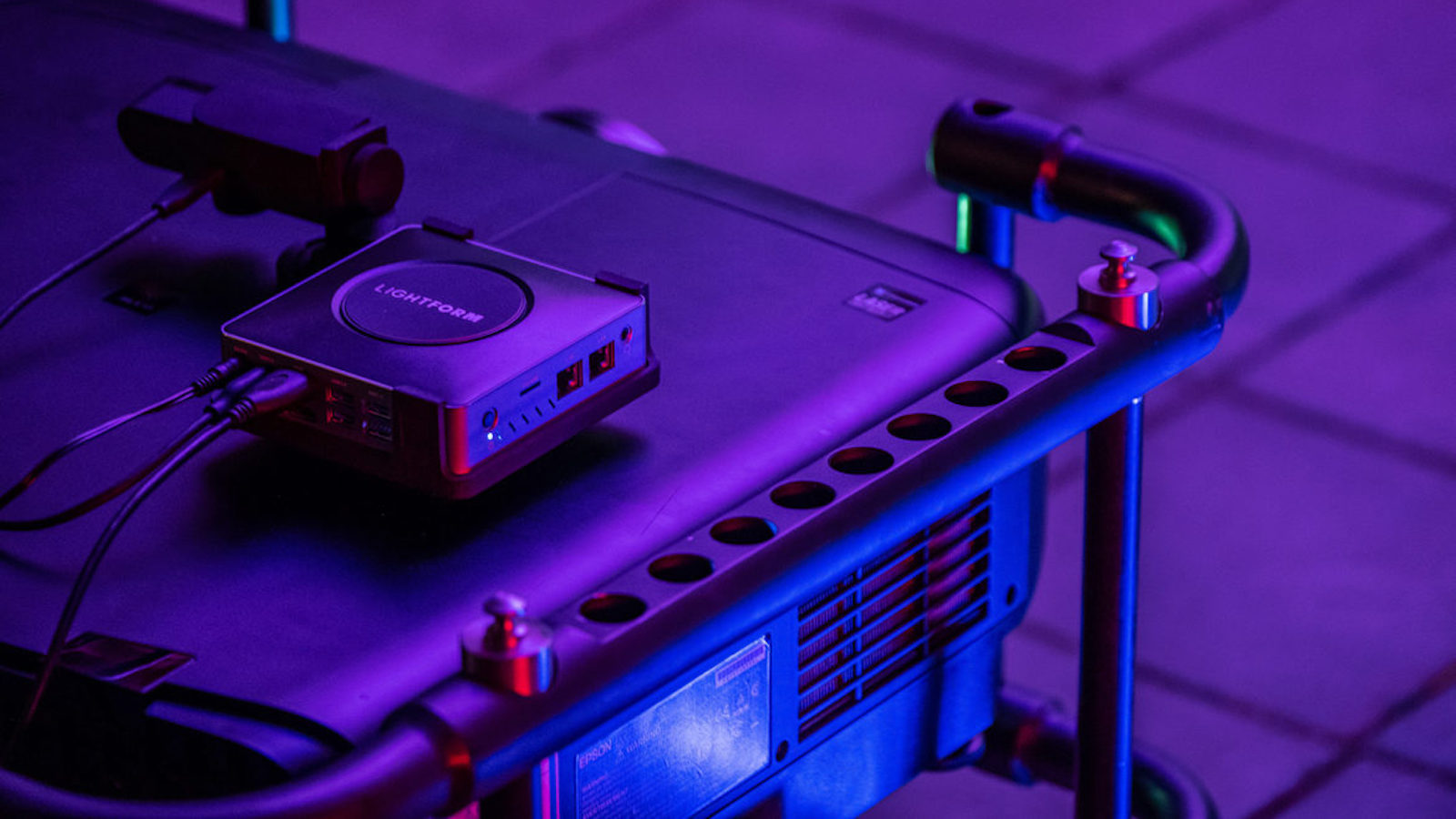 This Lightform LFC Kit includes four items for filming