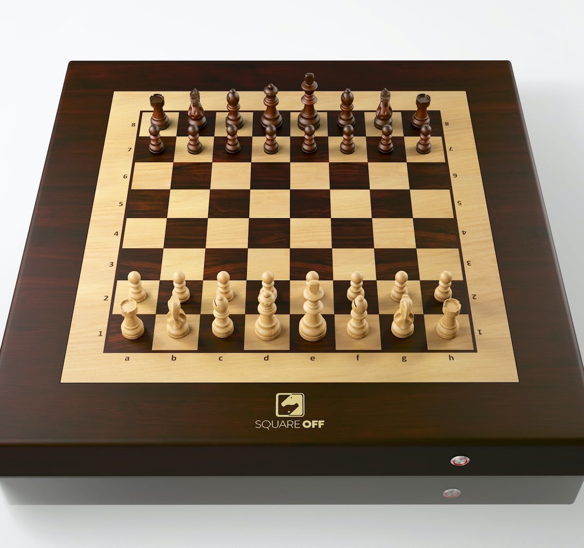 Square Off Kingdom Set wooden chessboard uses artificial intelligence ...