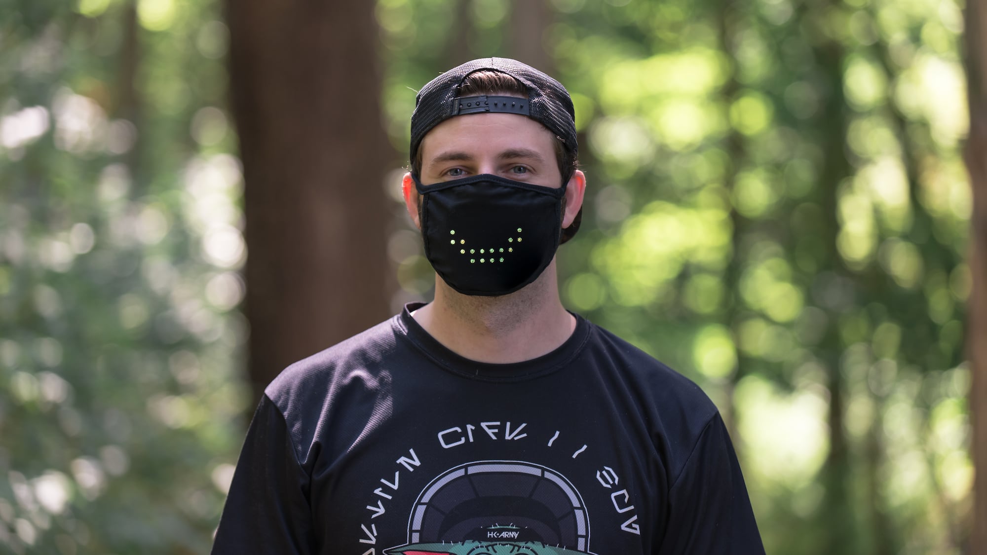 Mask Market LED Smart Light-Up Mask responds to your voice | Key ...