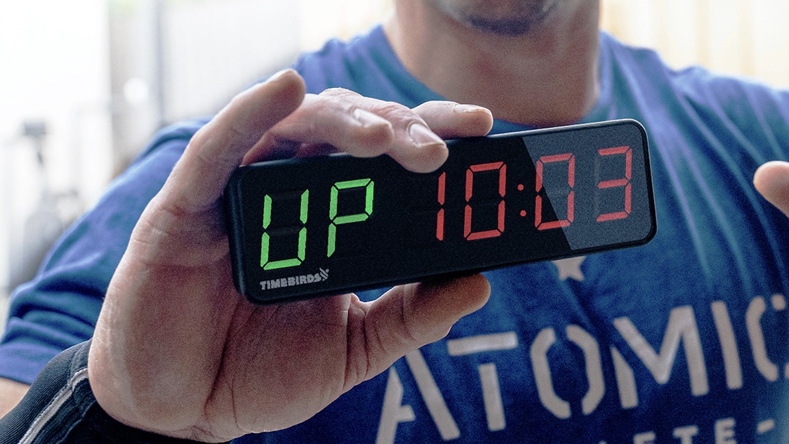 Timebirds portable workout timer fits in your pocket and sticks to ...