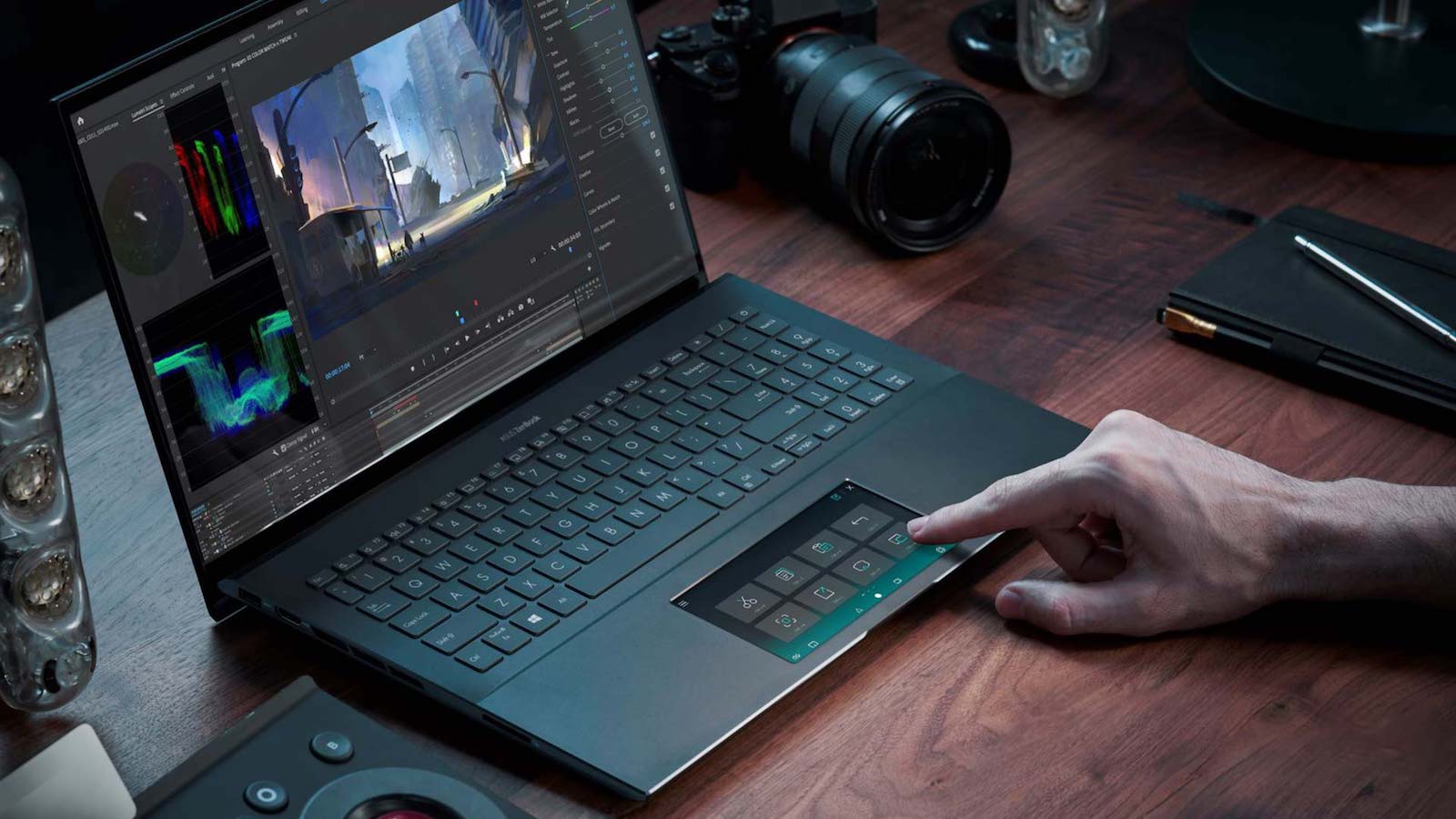 ASUS ZenBook Pro 15 UX535 creative laptop has a 4K UHD OLED touchscreen ...