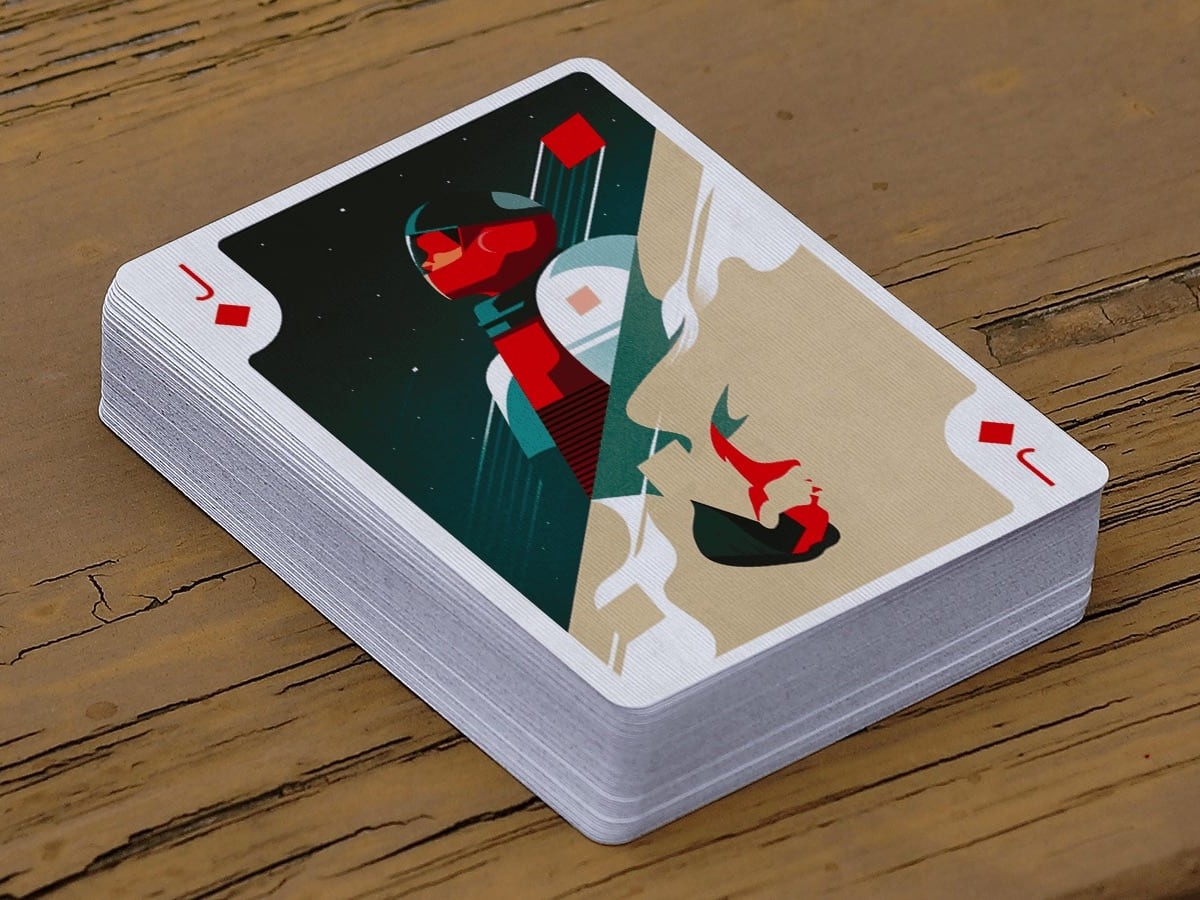 Playing Arts deck of artistic playing cards is inspired by the future ...