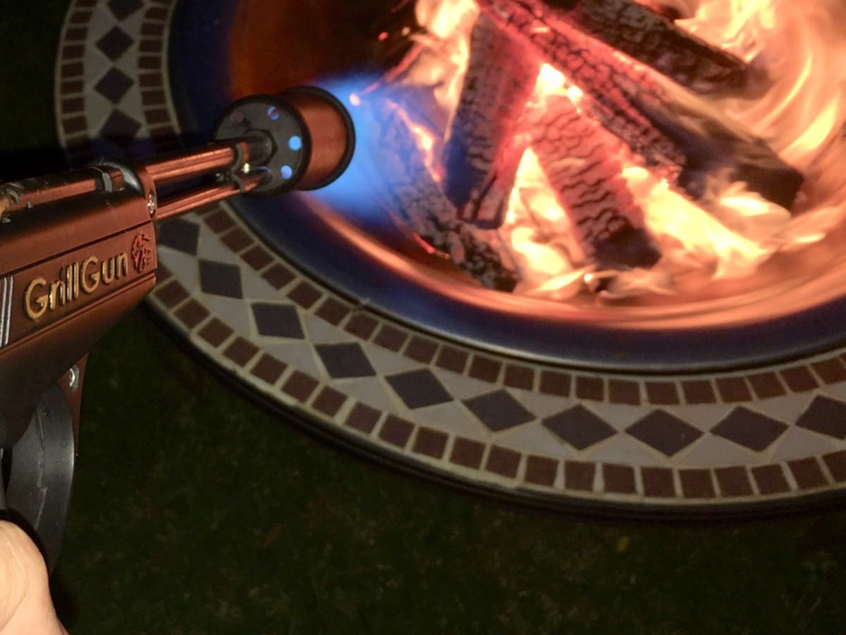 GrillBlazer GrillGun high-powered torch instantly lights your charcoal ...