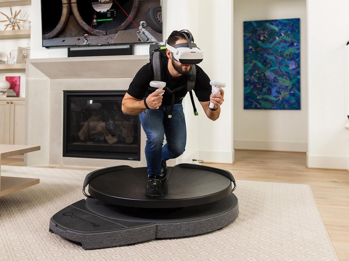 This VR treadmill gives you full movement in virtual worlds