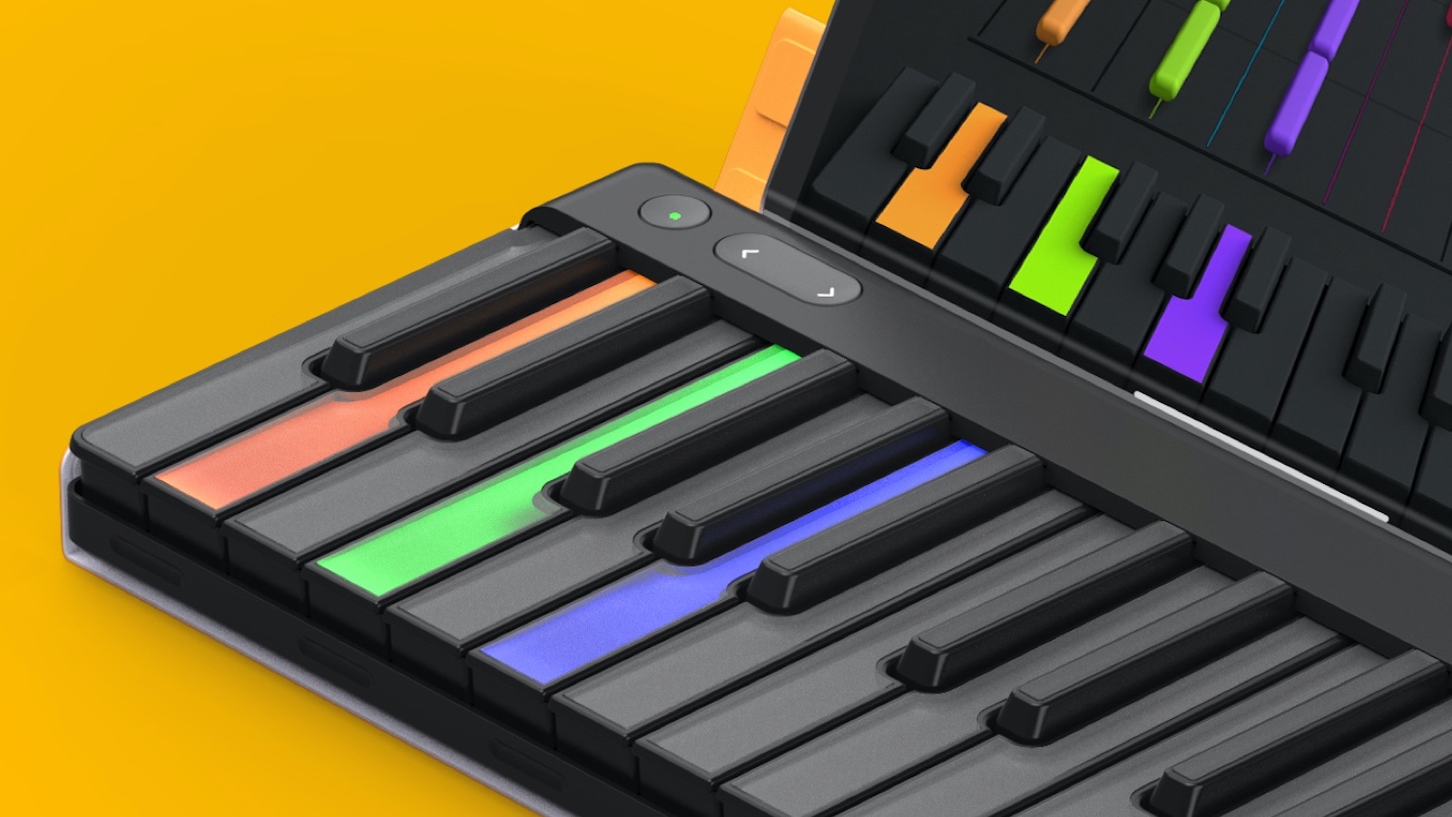 ROLI LUMI Keys portable beginner's keyboard features lights to guide ...