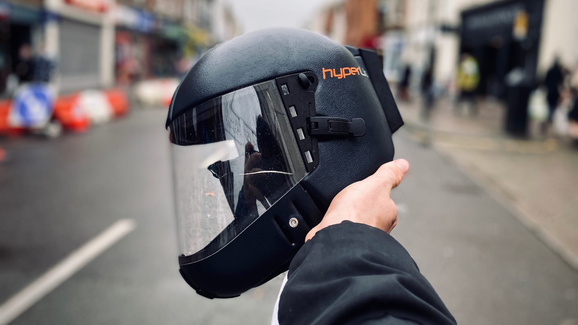 hyperLid lightweight PPE helmet keeps you and others safe with designer ...
