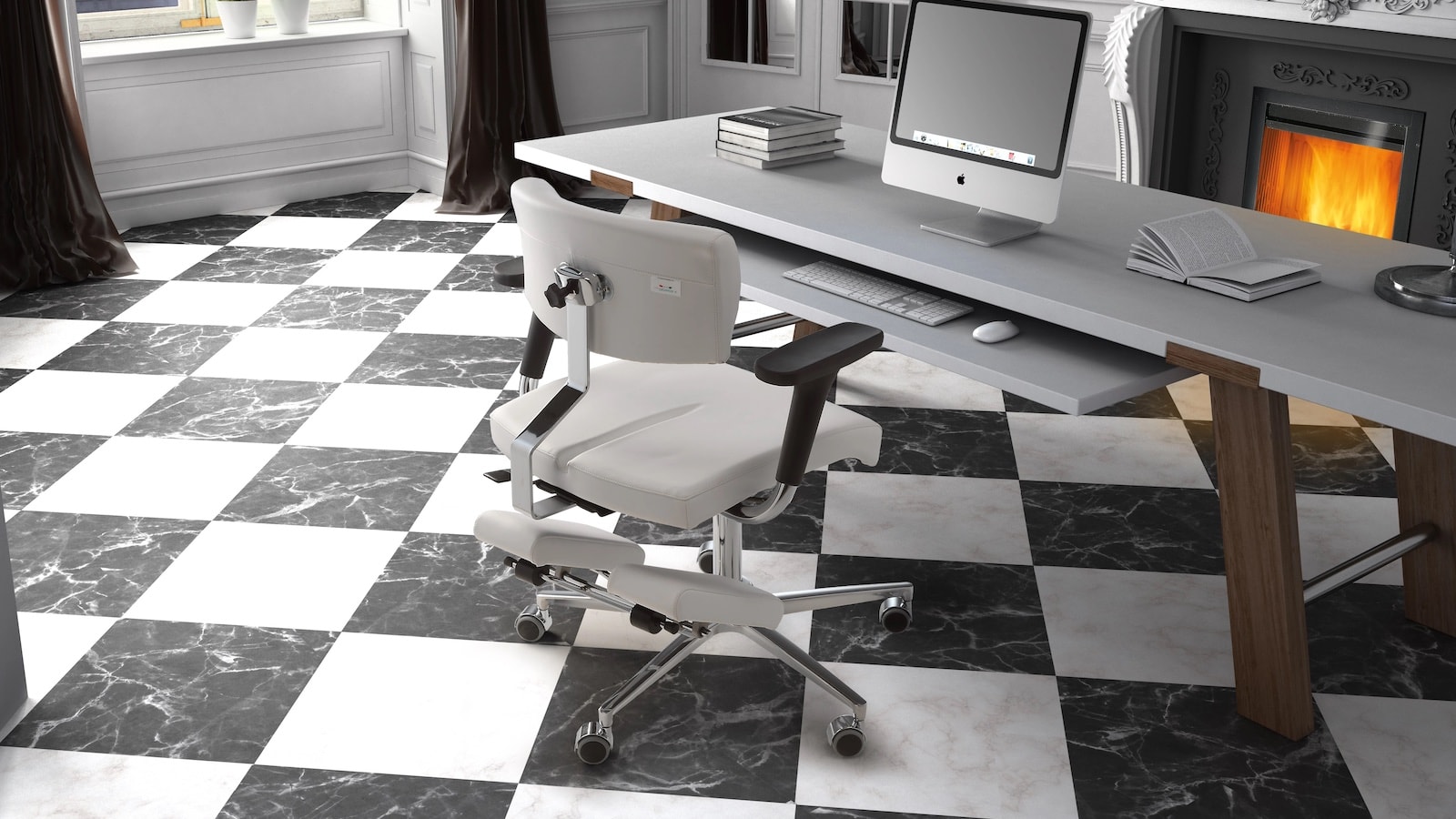 Komfort Chair ergonomic flexible seat series lets you freely adjust to ...