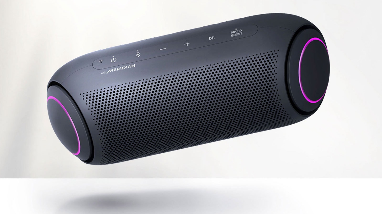 LG XBOOM Go PL5 portable speaker uses Meridian Audio Technology for low ...