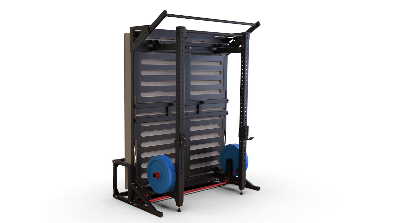 PIVOT Fitness Bed bedroom home gym is both a bed frame and indoor ...