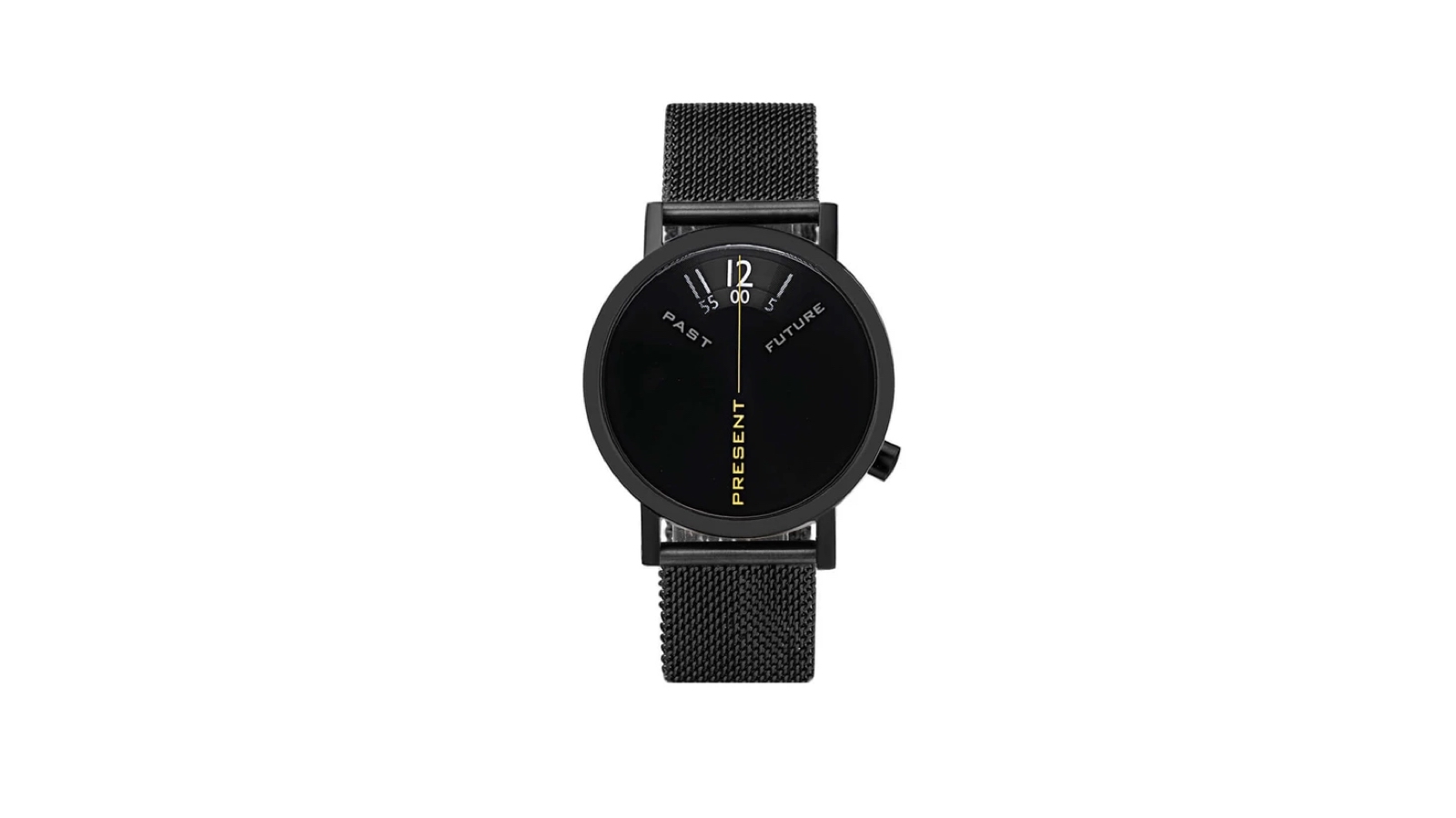 Projects Watches Past, Present, and Future Black 40 mm watch reminds ...