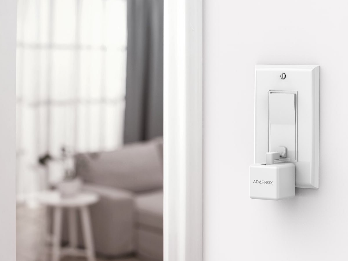 Adaprox Fingerbot smart button controller is a tiny robot that gives ...