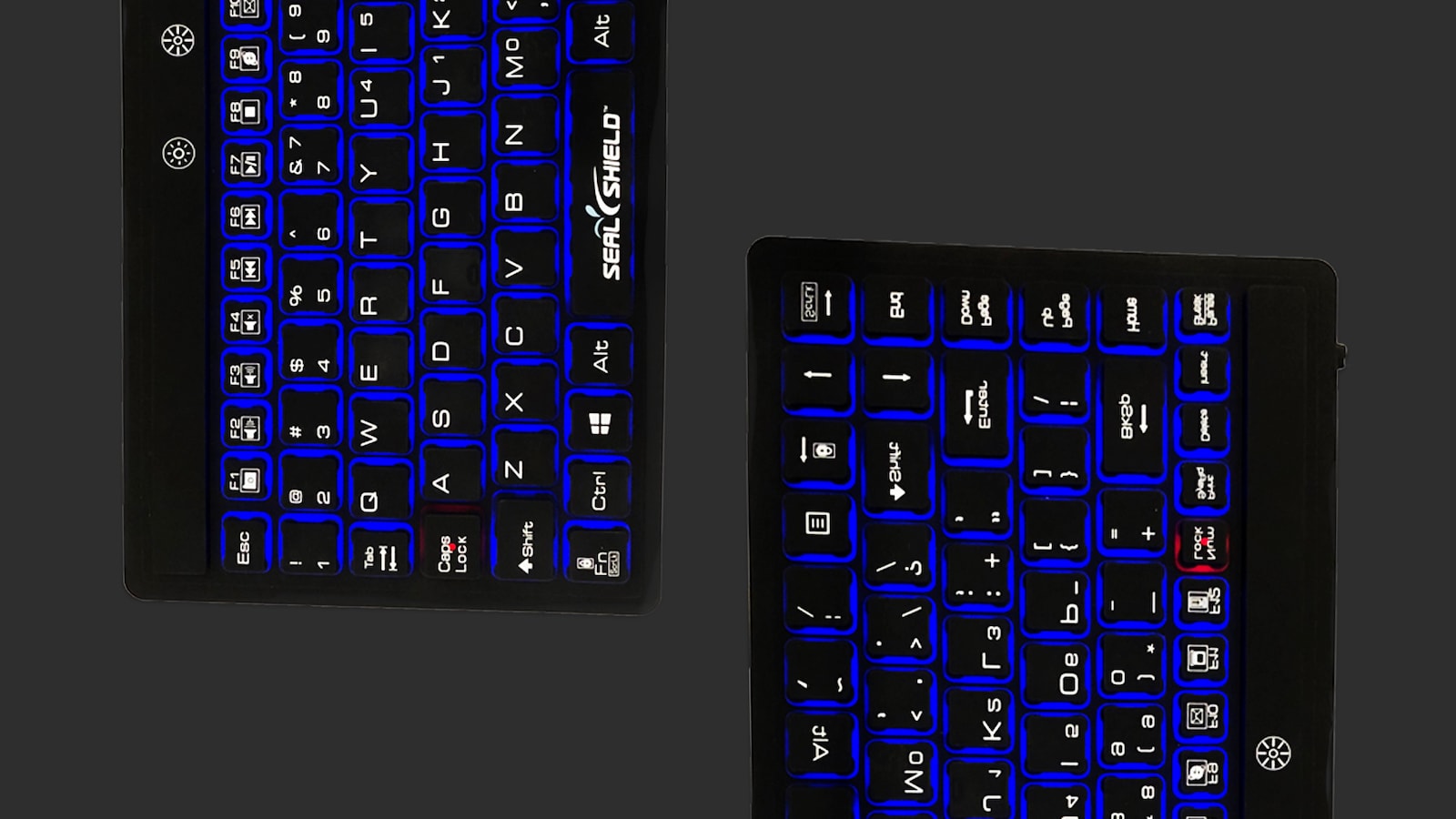 Seal Shield Seal Silk Mini Glow™ S89G waterproof silicone keyboard has ...