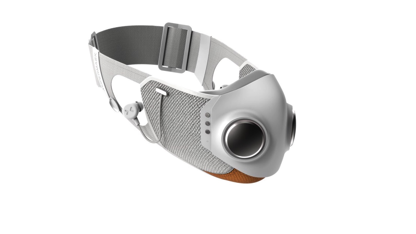 XUPERMASK high-tech face mask includes Bluetooth earbuds, LED lights ...