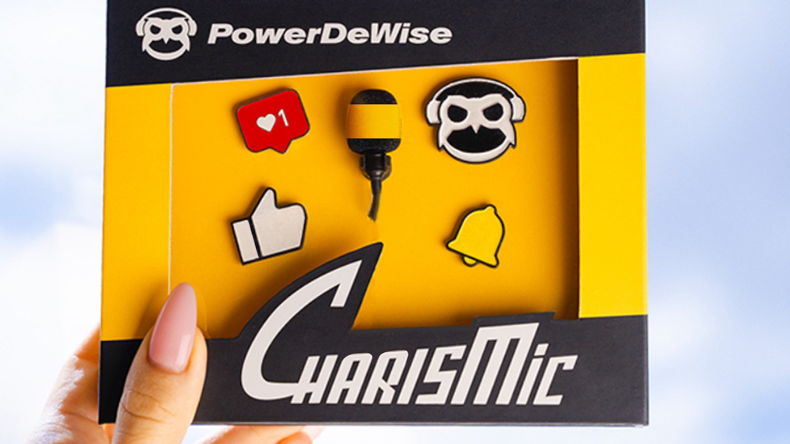 CharisMic magnetic lapel microphone provides an expressive design and ...