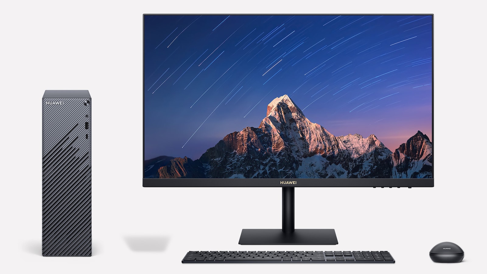 HUAWEI MateStation S desktop computer has a small form factor and an ...