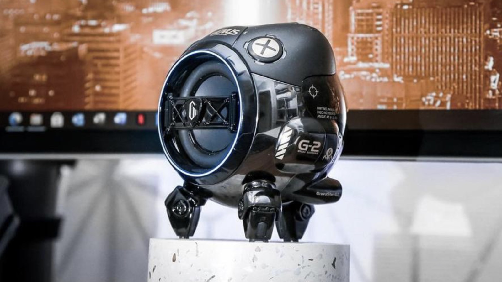 GravaStar Venus futuristic portable speaker has a unique design and a zinc alloy shell | Key ...