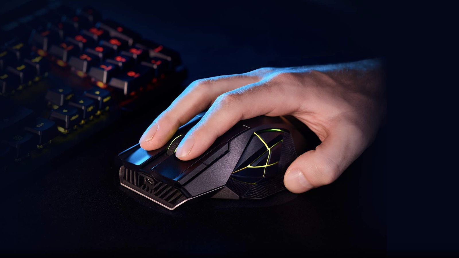 ASUS ROG Spatha X gaming mouse has dual-mode connectivity and a ...