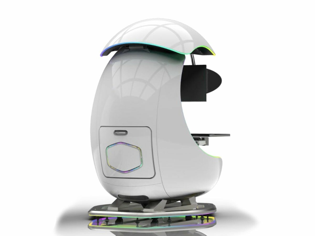 Cooler Master Orb X gaming workstation has a motorized shuttle dome for ...