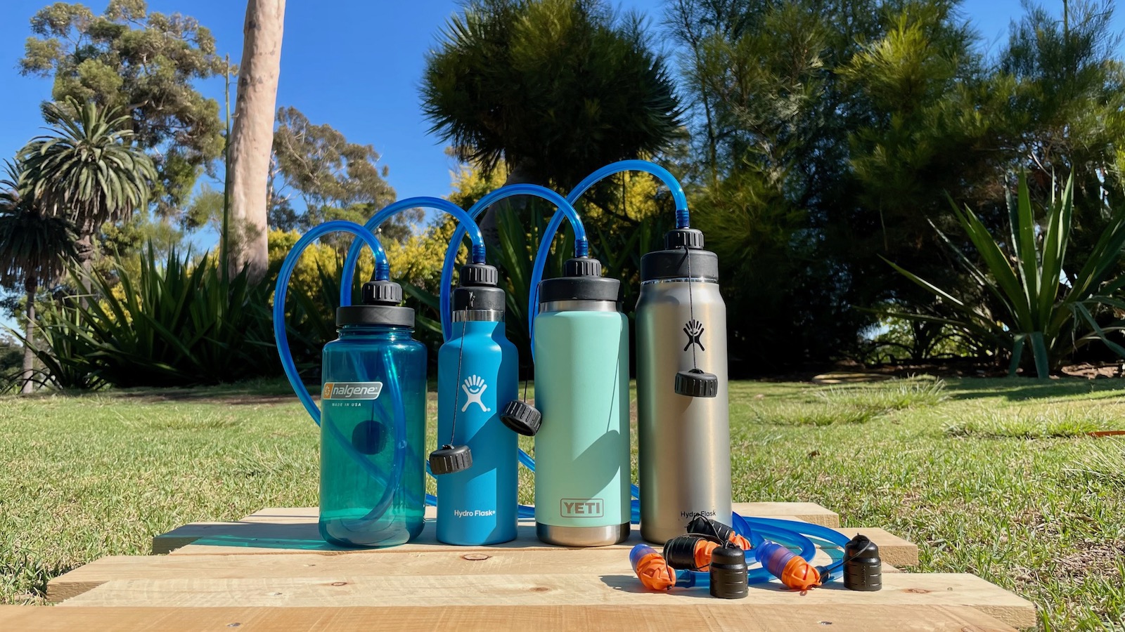 aqueduct on-the-go hydration system upgrades your bottle's lid for ...