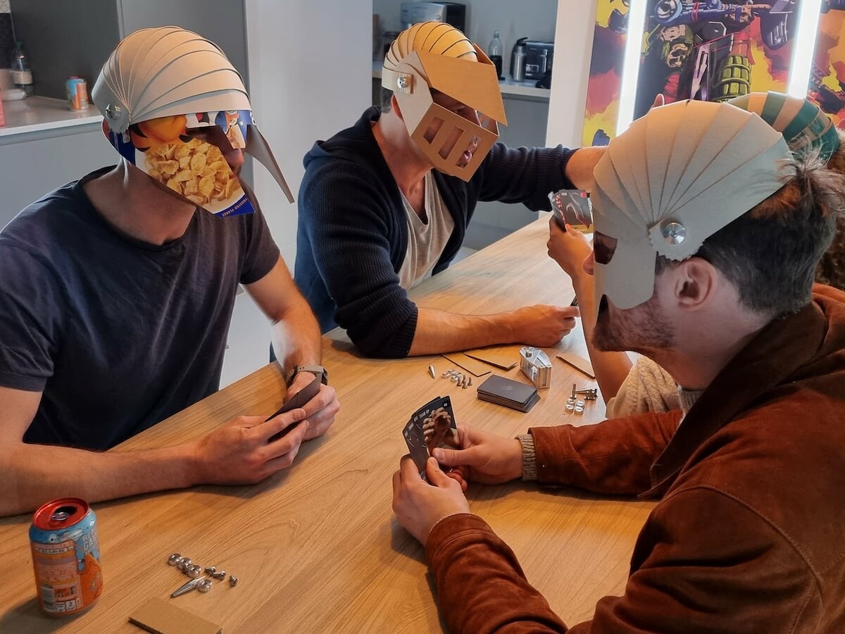 3COIL Design Smashing Helmets immersive card game uses recycled ...