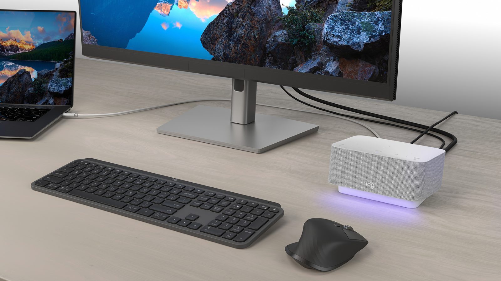 Logitech Logi Dock all-in-one docking station has one-touch meeting ...
