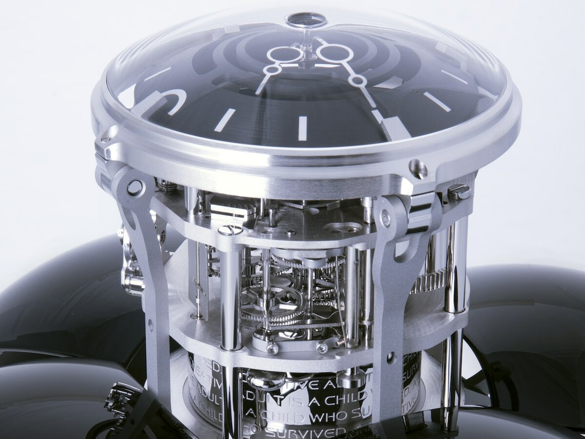MB&F x L’Epée 1839 Orb state-of-the-art clock opens up and swivels like ...