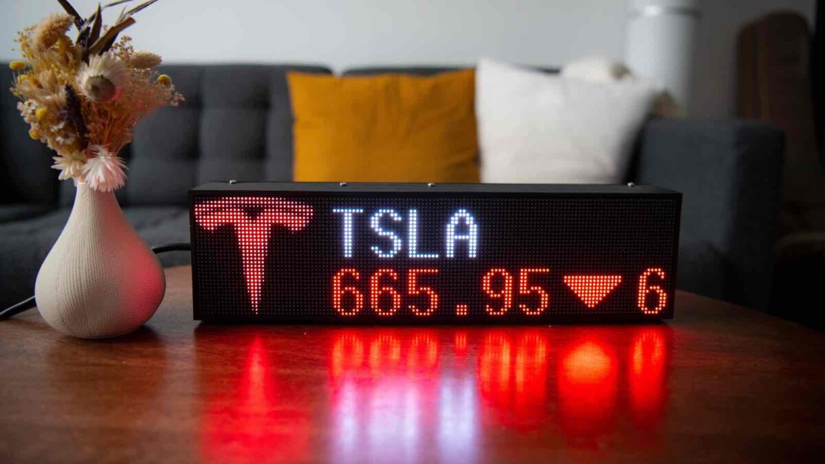 Review: Fintic desk-size LED ticker brings Wall Street to your office