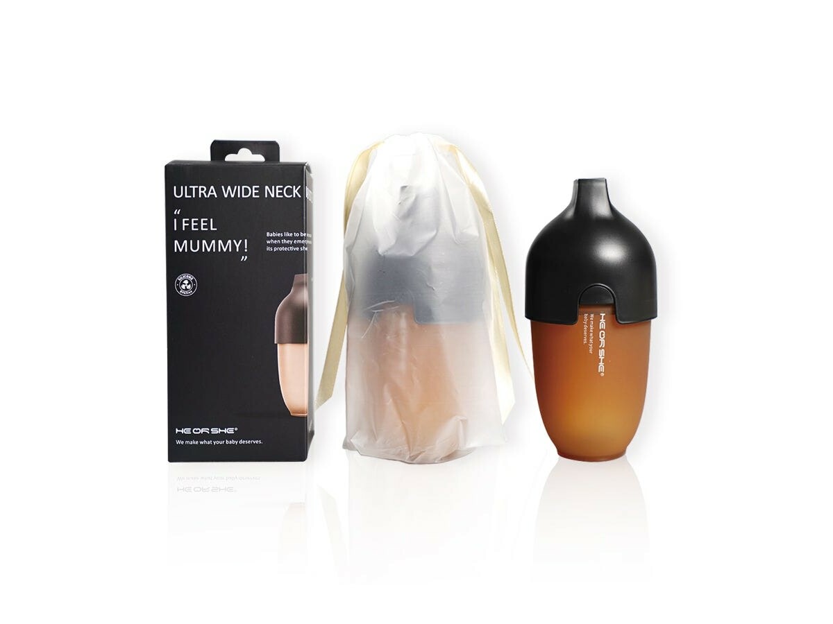 HEORSHE Ultra-Wide-Neck Bottle offers a comforting, realistic ...